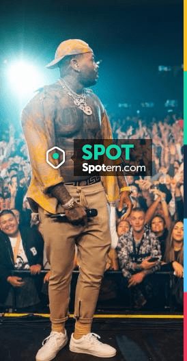 Burberry Beige & Yellow Check Flannel Shirt worn by Kevin Gates on the ...
