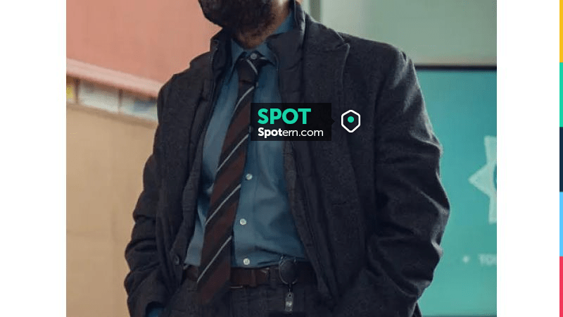 Manteau en laine grise de Sami Kierce (Adeel Akhtar) dans Fool Me Once ...
