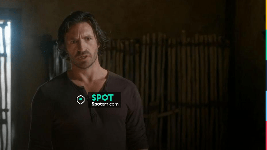 John Varvatos Danville Hen­ley worn by Gavin Harris (Eoin Macken) as ...