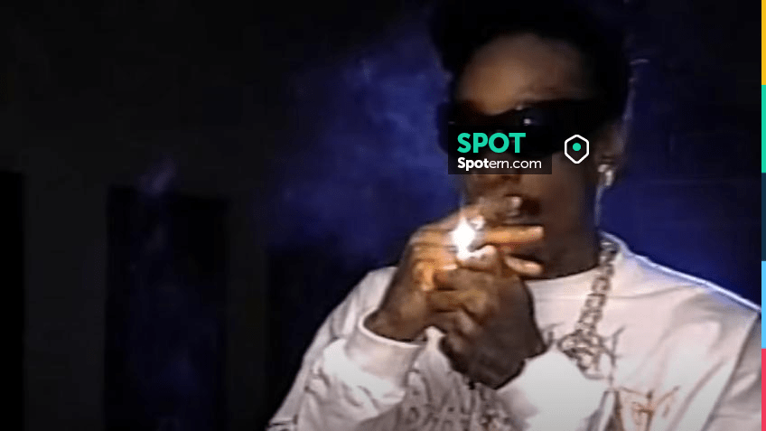 Balenciaga Black 'Skin Cat XXL' Sunglasses worn by Wiz Khalifa in Wiz ...