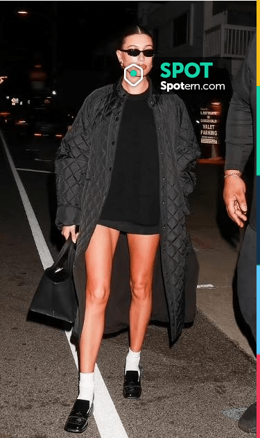 Bottega Veneta Small Drop Earrings worn by Hailey Baldwin in Los ...