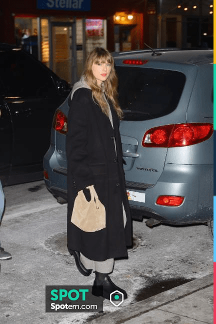 The Row Robin Leather Ankle Booties worn by Taylor Swift in New York ...