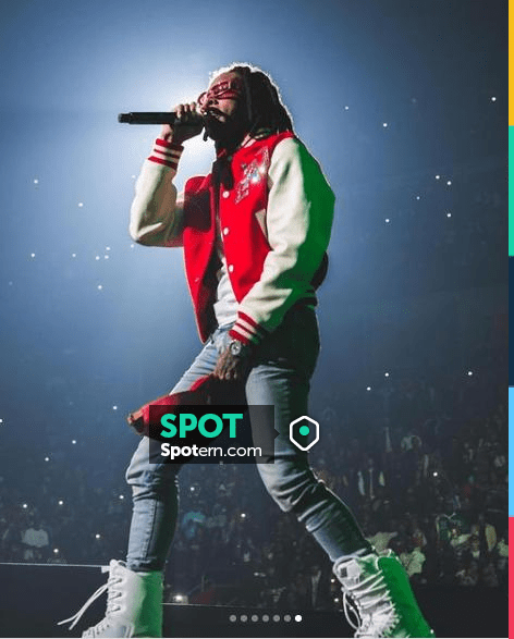 Amiri Clay Indigo 'Stack' Jeans worn by Lil Durk on the Instagram ...