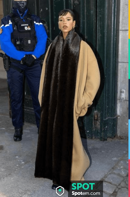 Loewe Toy Panta Boots worn by Taylor Russell at Loewe Show on January ...