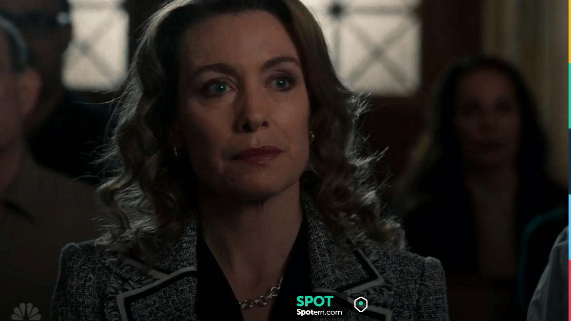 Veronica Beard Tweed Jack­et worn by ME Dr. Elizabeth Rodgers (Leslie ...