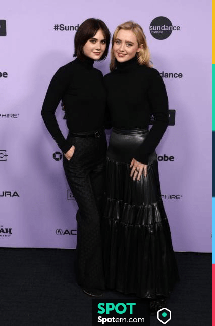 Ralph Lauren Collection Jaelynne Embroidered Velvet Tall Boot worn by ...