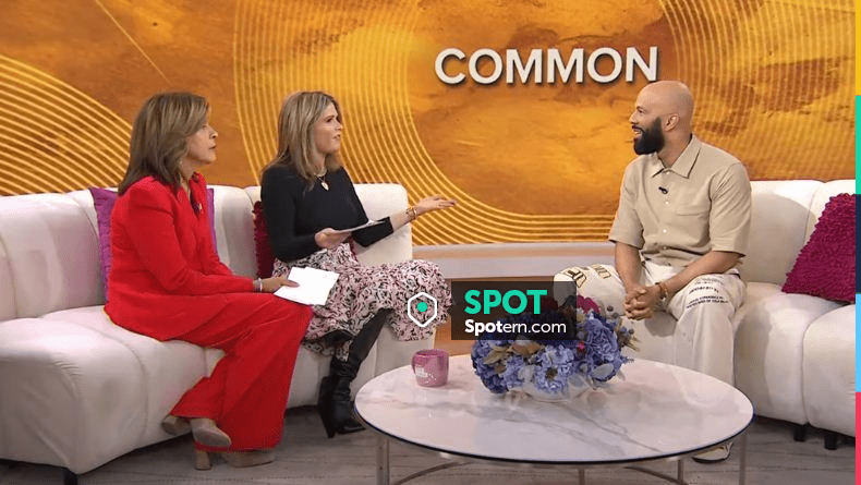 Proenza Schouler Abstract Animal Print Layered Skirt worn by Jenna Bush ...