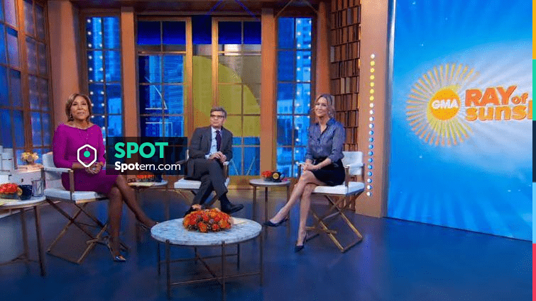 Chiara Boni La Petite Robe Alkestis Dress worn by Robin Roberts as seen ...