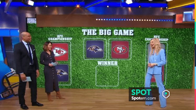 Black Halo Isabella Pants worn by Laura Rutledge as seen in Good ...