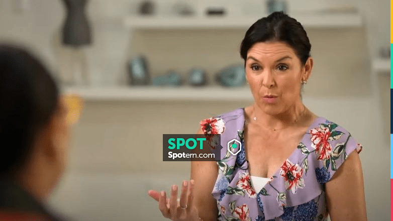 Top Parker Manny en Lapis Fleur porté par Meg Oliver dans CBS Mornings ...