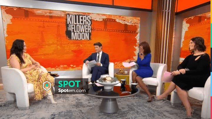 Zimmermann Matchmaker Flutter Midi Dress worn by Lily Gladstone as seen ...