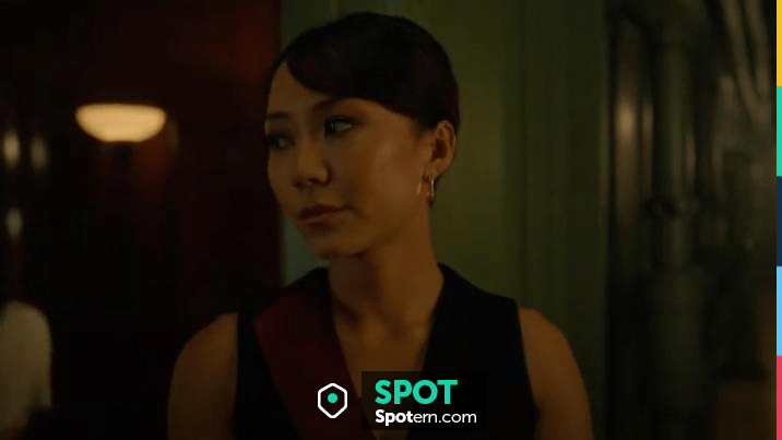 Ted Baker Tilo­lah Dress worn by Teddy (Angela Zhou) as seen in Death ...