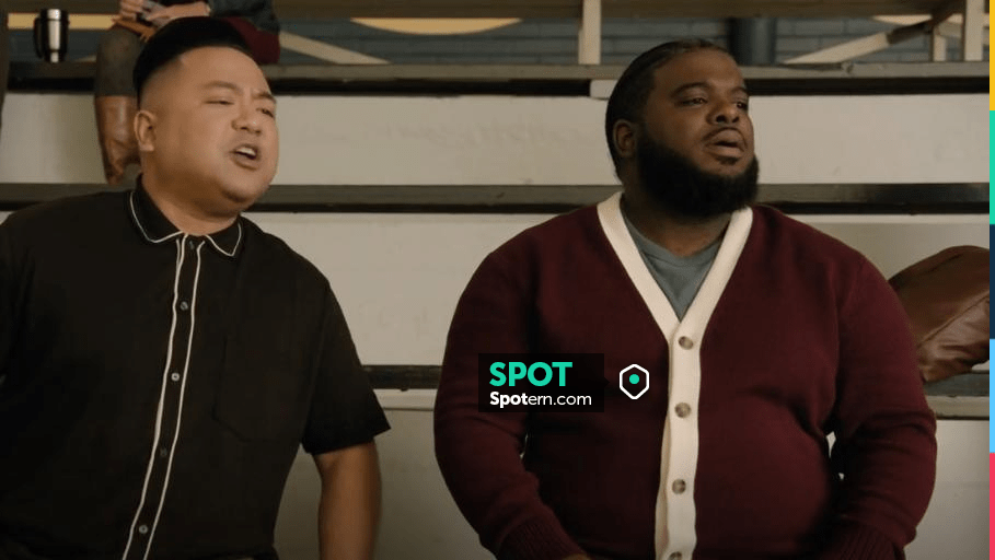 Supima® Knit Col­lege Cardi­gan worn by Hudson (Jonathan Langdon) as seen in Run The Burbs ...