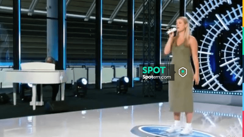 Showpo Kaya Mi­di Dress worn by Saoirse Harding as seen in Australian ...