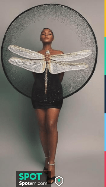 Jimmy Choo Saeda Heeled Sandals worn by Janelle Monáe at the Age of ...