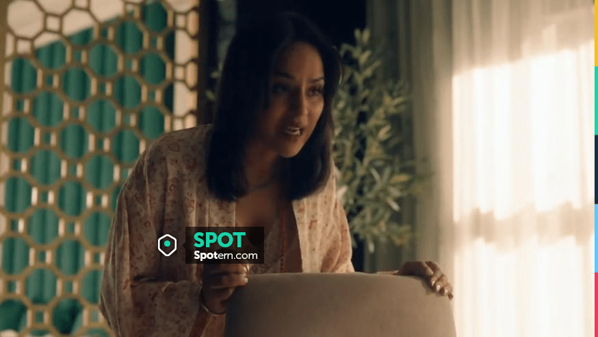 Wilfred Monody Satin Robe worn by Sunny Patel (Agam Darshi) as seen in ...