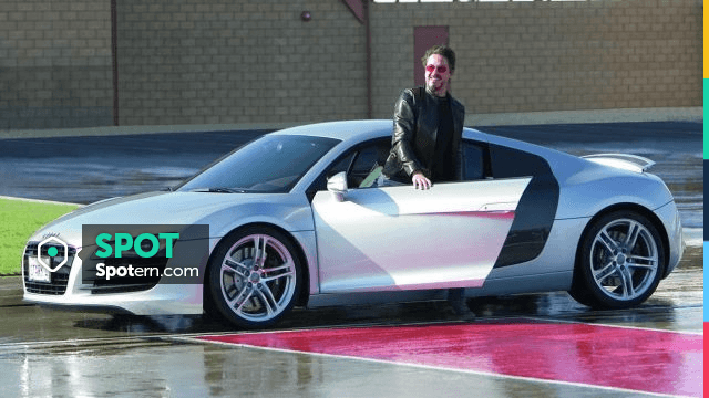The license plate "Stark 4" the Audi Tony Stark (Robert Downey, Jr.) in ...