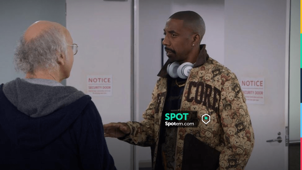 Market Teddy Print Jacket worn by Leon Black (J. B. Smoove) as seen in ...