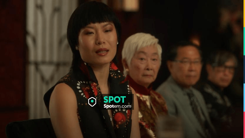 Paco Rabanne Black Vest worn by Eleanor Chun (Karoline) as seen in ...