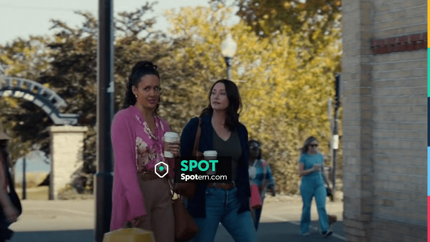 Zara Printed Satin Shirt worn by Monica Hill (Samora Smallwood) as seen ...