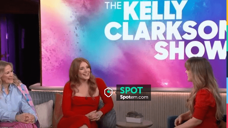 Robe mi-longue à épaules dénudées LaQuan Smith portée par Bryce Dallas ...