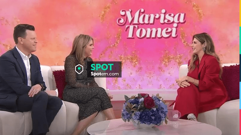 Rosetta Getty Collective Mesh Floral Dress worn by Jenna Bush Hager as ...