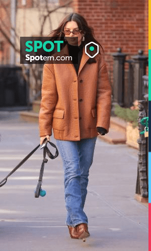 Bottega Veneta Drop Earrings worn by Emily Ratajkowski in New York City ...