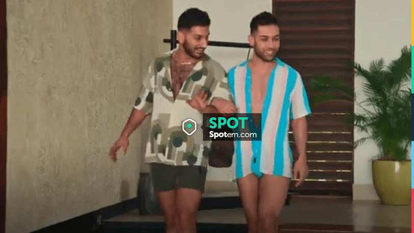 Zara Print Shirt worn by Ashmal Ali as seen in Couple to Throuple ...