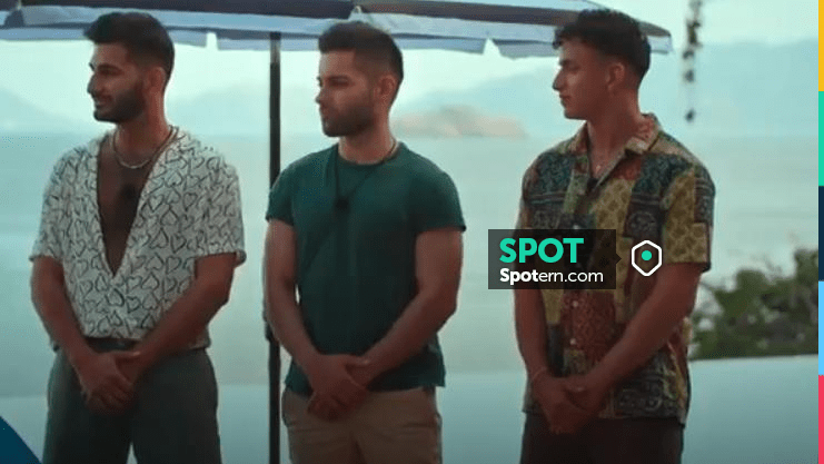 Pacsun Re­sort Camp Shirt worn by Jonathan Intriago as seen in Couple ...