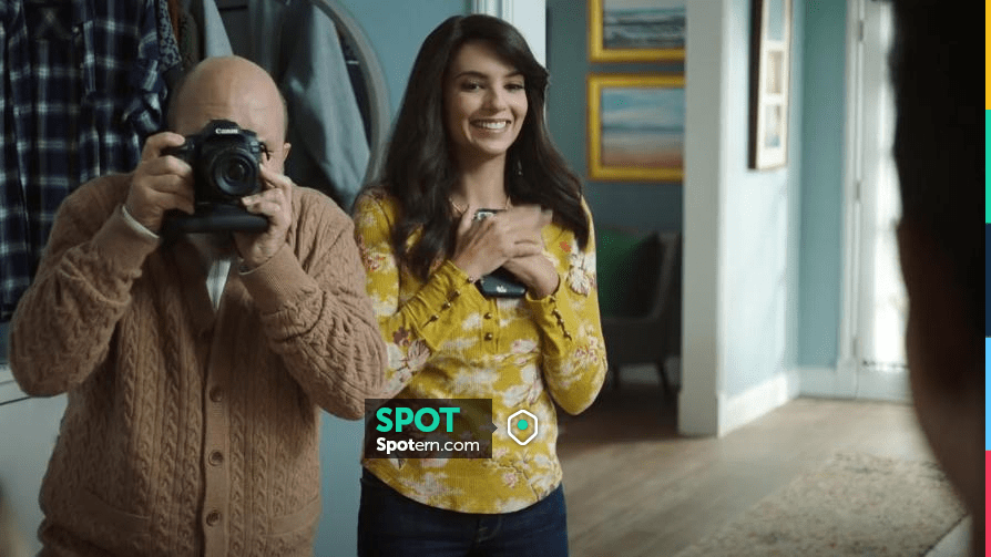 Pilcro Waffle Henley Top worn by Naz (Saba Homayoon) as seen in Chad ...