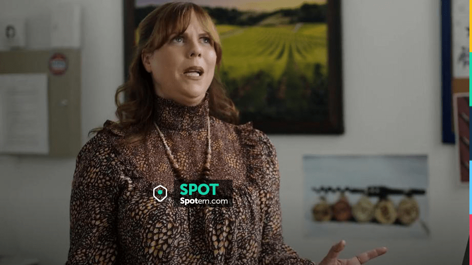 Mini-robe à plusieurs niveaux French Connection en chocolat Ditsy ...