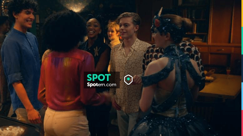 Sandro Shaking Floral Print Shirt worn by Finn Cassidy (Zac Gabriel ...