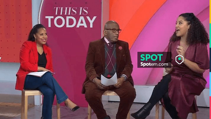 Lulus Wrapped Up In Love Burgundy Satin Faux-Wrap Midi Dress worn by ...