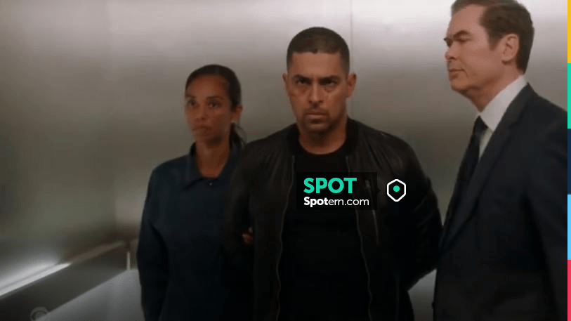 Allsaints Boy­ton Leather Bomber Jack­et worn by Nick Torres (Wilmer ...