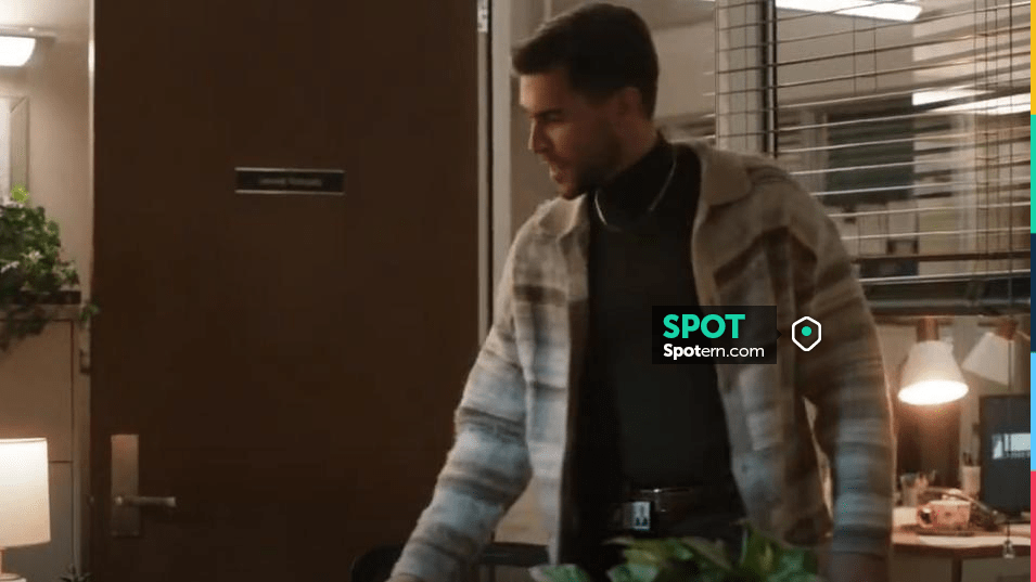 Zara Striped Brushed Cardigan worn by Manny (Josh Segarra) as seen in ...