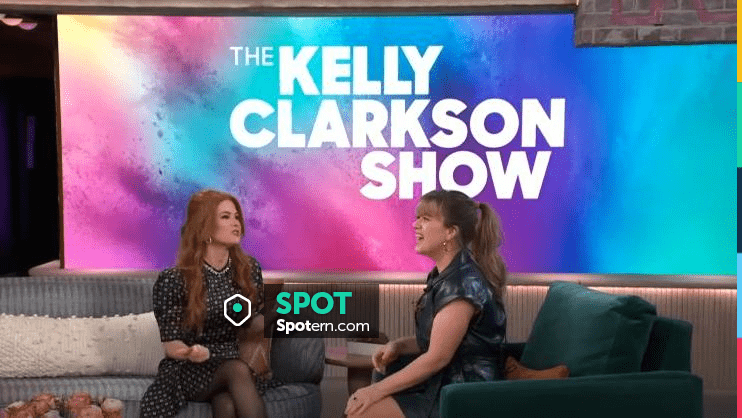 Sandro Short Star-print Dress worn by Isla Fisher as seen in The Kelly ...