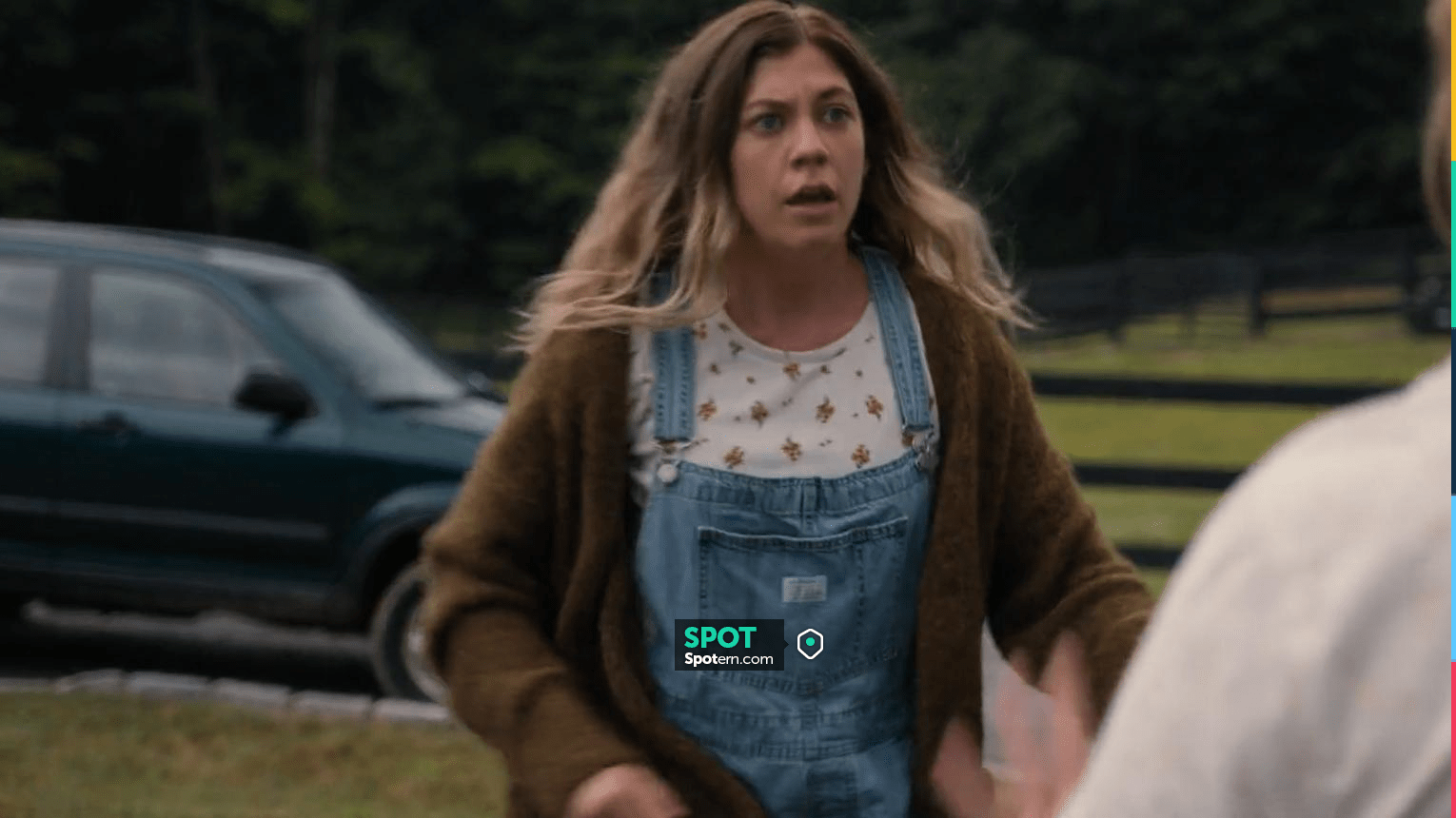 Levi's Vintage Denim Shortalls worn by Ann (Susannah Flood) as seen in ...