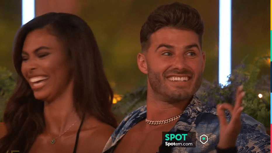 Asos Design Relaxed Revere Satin Shirt with Placement Print worn by ...