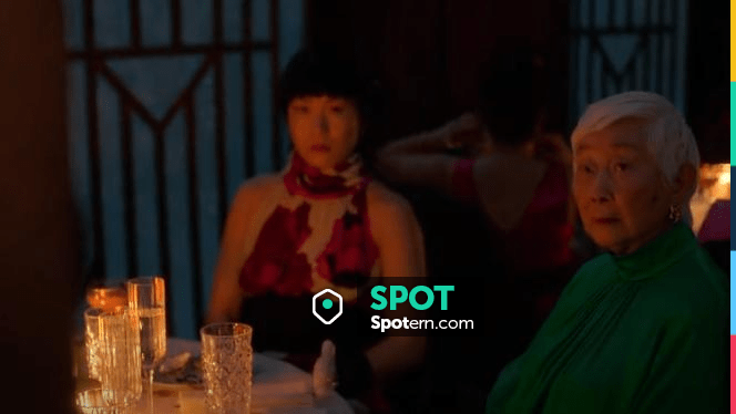 Dries Van Noten Crinkled Floral-Jacquard Top In Fuchsia worn by Eleanor ...