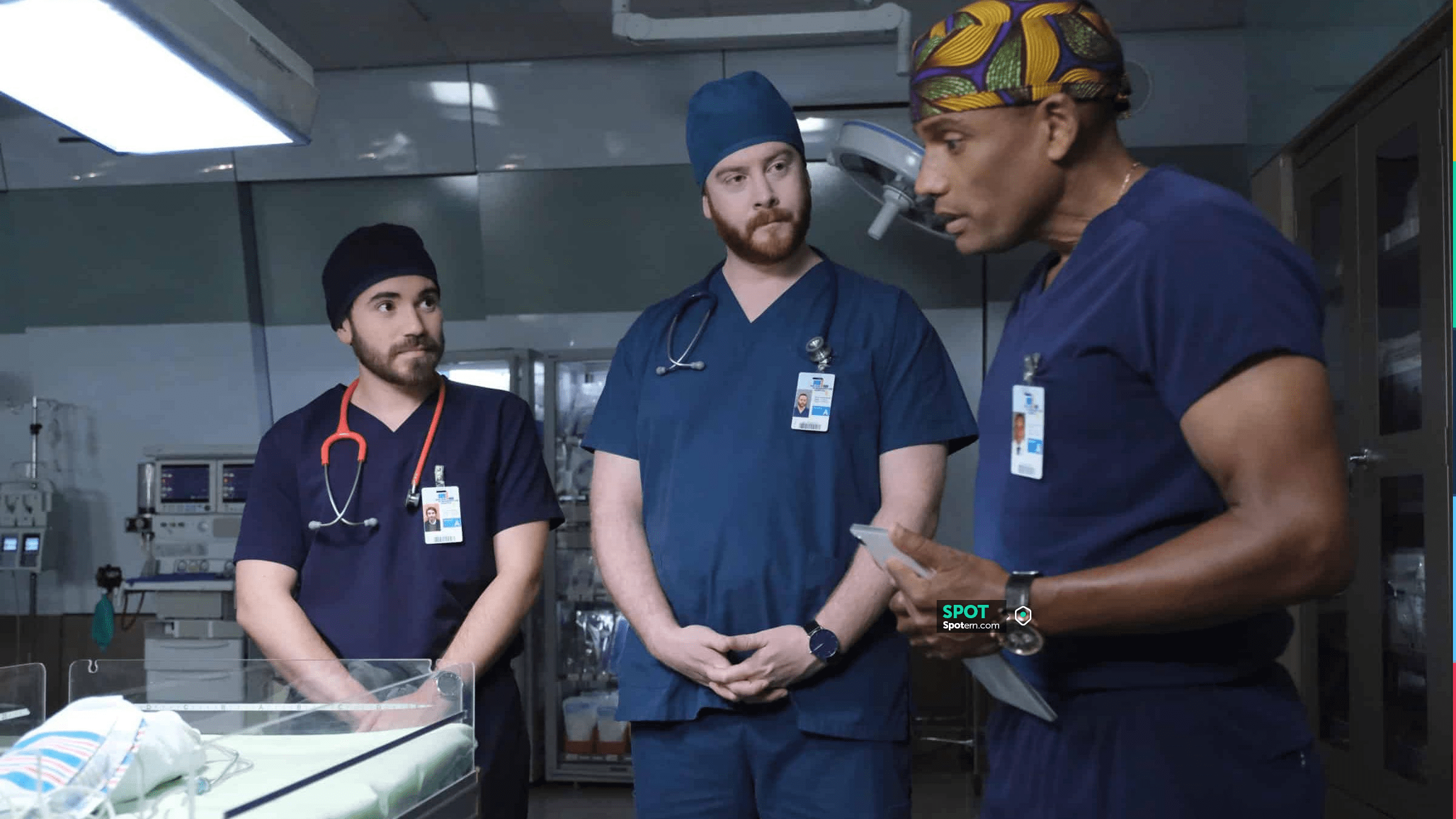 Blue Dial Watch worn by Dr. Marcus Andrews (Hill Harper) as seen in The ...