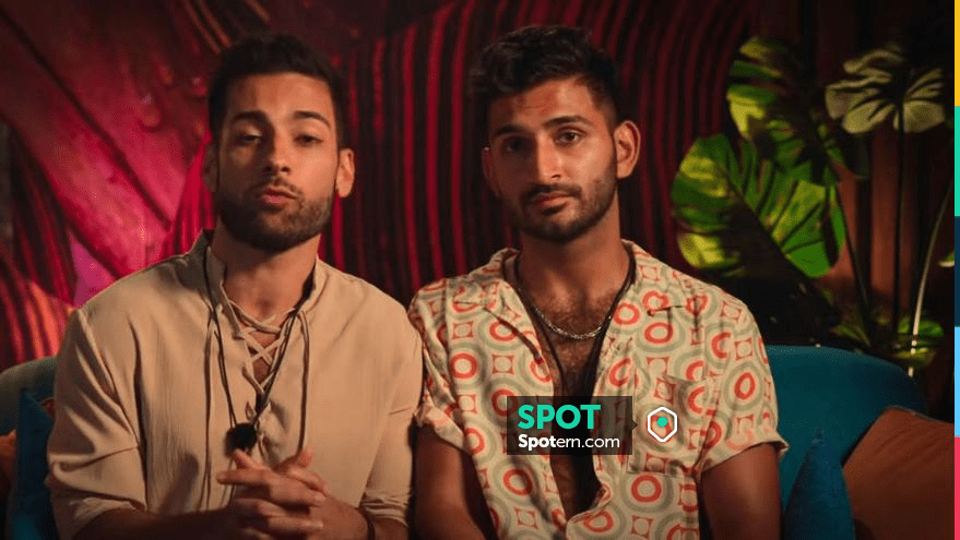 Parquet But­ton Up Shirt worn by Ashmal Ali as seen in Couple to ...