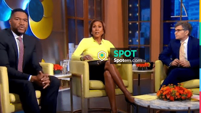 Suéter de punto acanalado A.L.C. Eleanor usado por Robin Roberts como ...