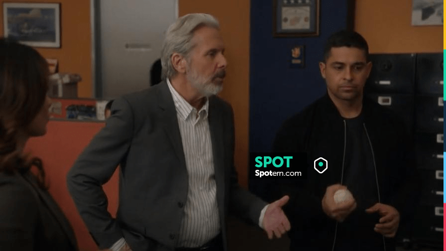 Allsaints Ronan Leather Bomber Jacket In Black worn by Nick Torres ...