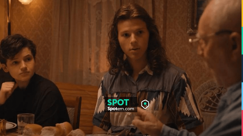 Vintage Turn Around Western Aztec Print Short Sleeve Button Down Shirt ...