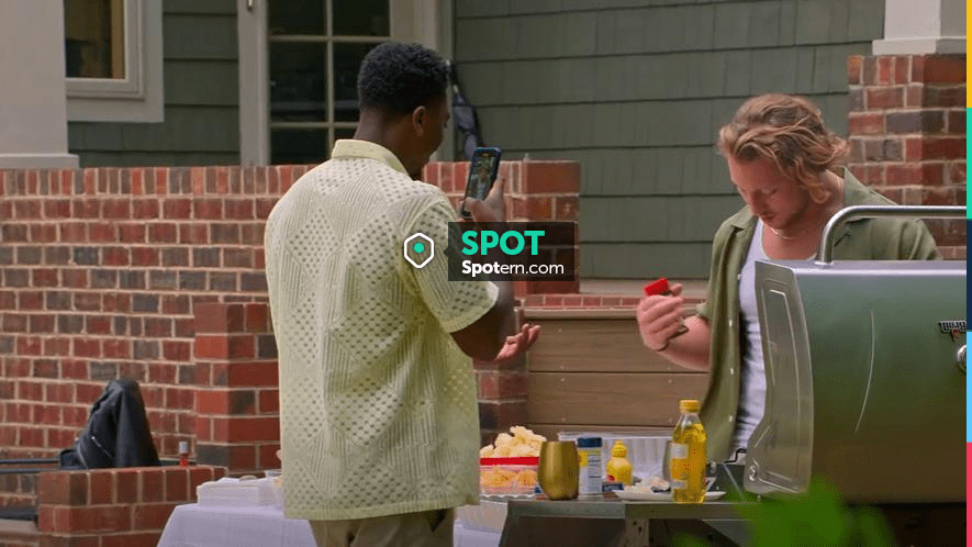 Supreme Lace Shirt worn by Clay Gravesande as seen in Love Is Blind ...