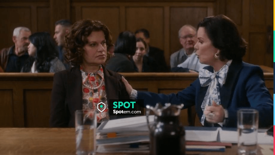 Alice + Olivia Women's Willa Placket Top worn by Belinda Tuttle (Sandra ...