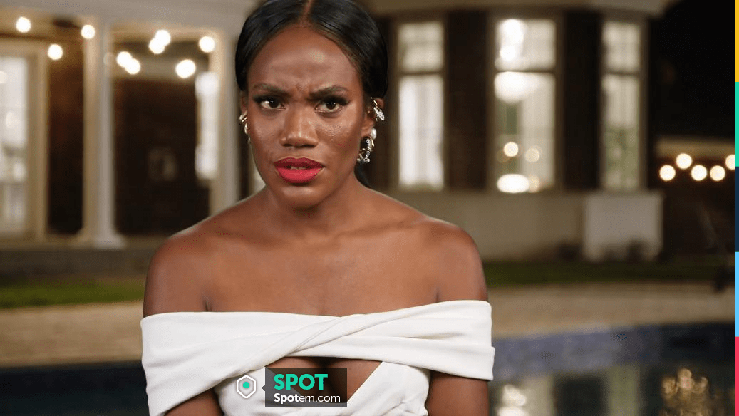 Et Ochs Addison Off The Shoulder Top worn by Gabby Prescod as seen in ...