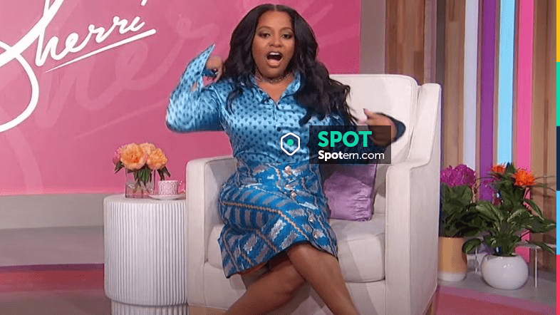 Theophilio Printed Long Sleeve Top worn by Sherri Shepherd as seen in ...