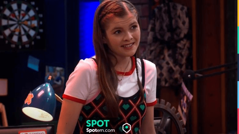 Shein Heart Pattern Cami Knit Top worn by Ruby (Kate Godfrey) as seen ...