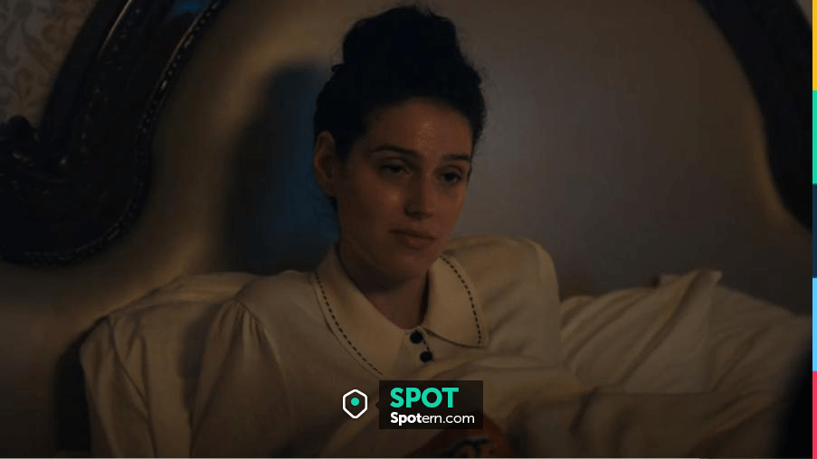 L.K.Bennett Liv Cotton Merino Collared Jumper worn by Rian (Eva Victor ...